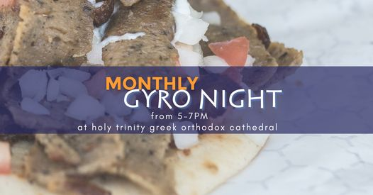 Gyro Night Menu – Holy Trinity Greek Orthodox Cathedral Events
